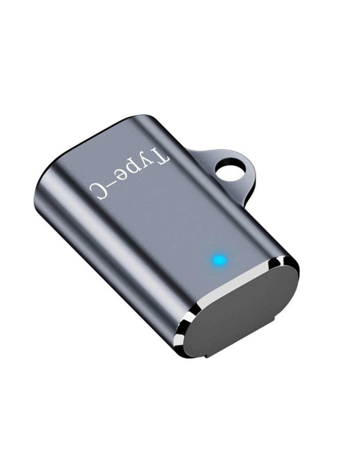 Алюминиевый магнитный адаптер для зарядки USB Type C для наушников Wing