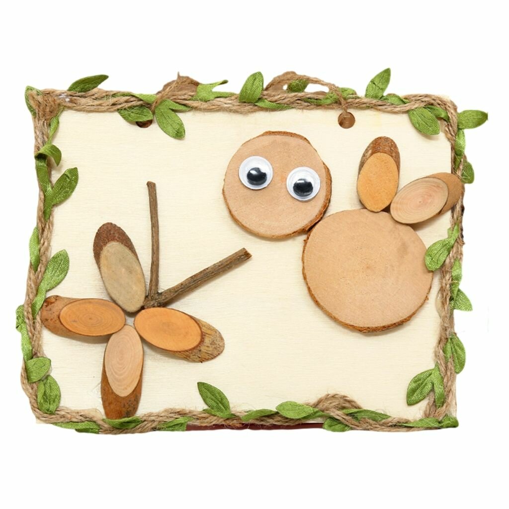 Детская сборка, художественная деревянная ветка, наборы с мультяшными животными для творческих игр, детский набор веток ручной работы