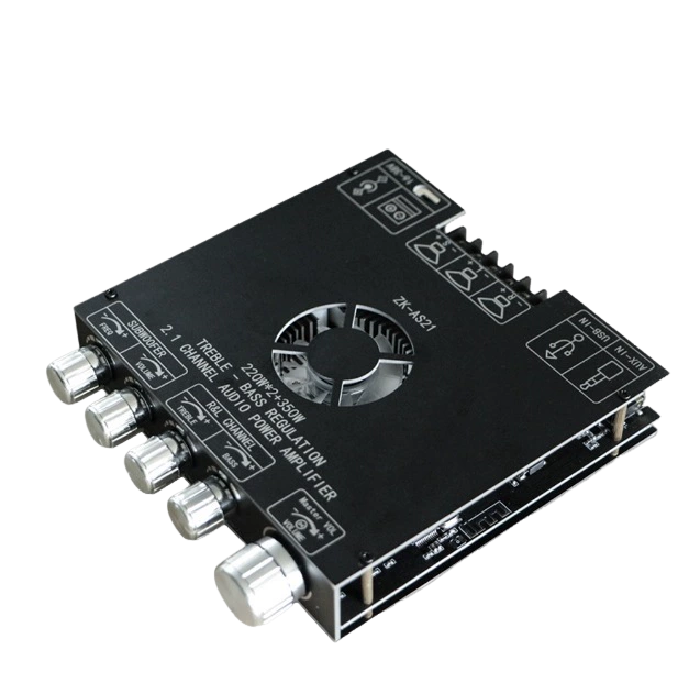 Vkemall Zk-as21 Compact 2.1 Channel Tpa3255 Bt Digital Power Amplifier Card Module Yüks Black с 2.1 Channel Audio Power Amplifier Main Board ×1, Copper Pillar ×4, Screws (Small) ×8, Screws (Large) ×4, Silver Adjustment Knob ×5, Orange Screwdriver ×1