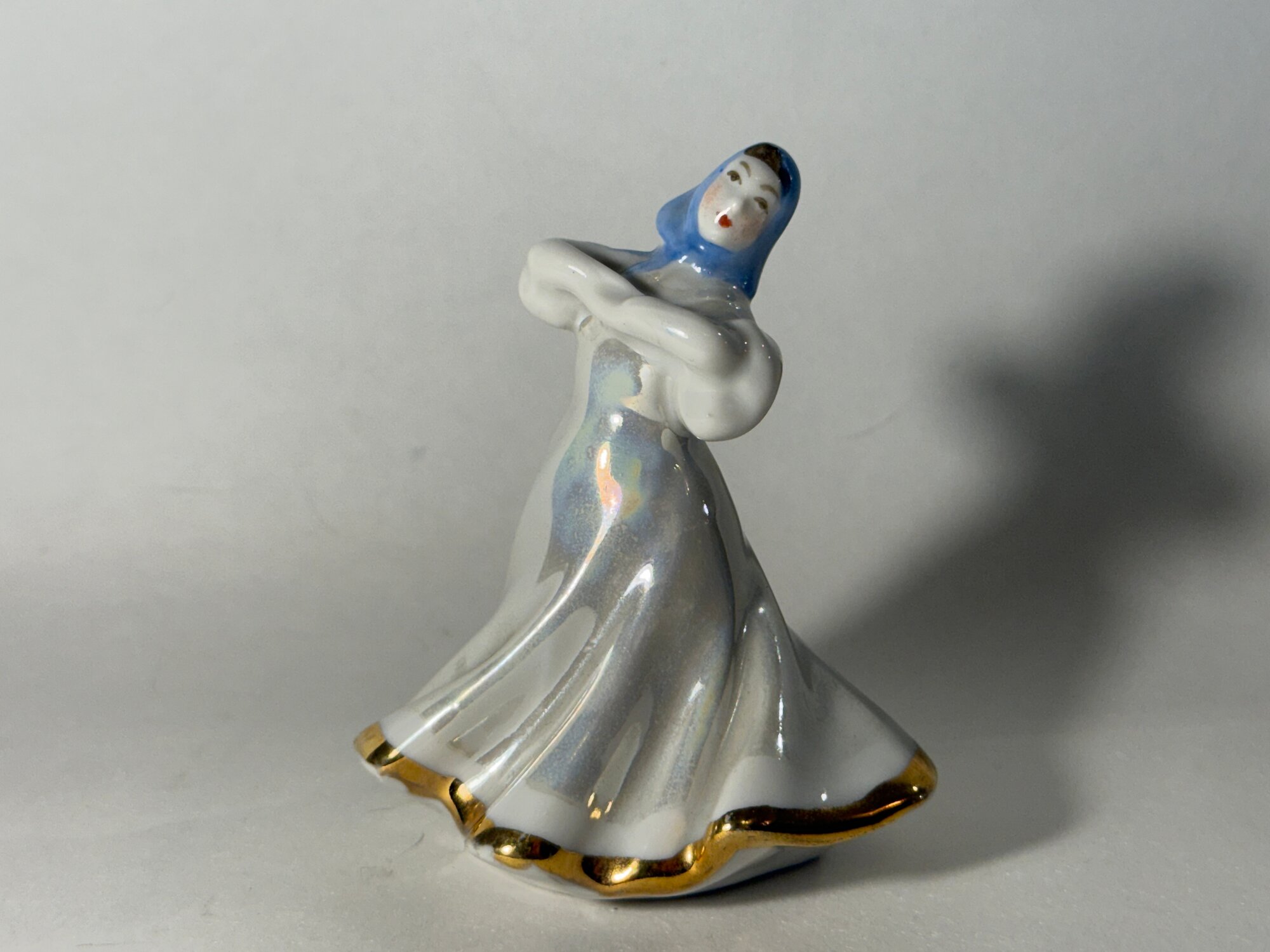 Статуэтка СССР Плясунья (из триптиха "Русский перепляс"), Дулево 1968 г.