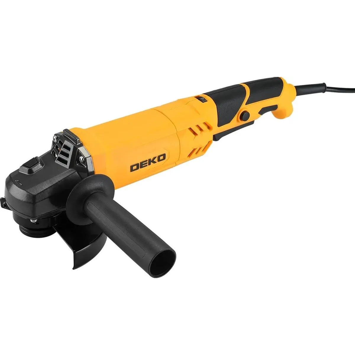 Шлифмашина угловая DEKO DKAG1500 063-4297 желтый/черный, 125 мм, 1500 Вт