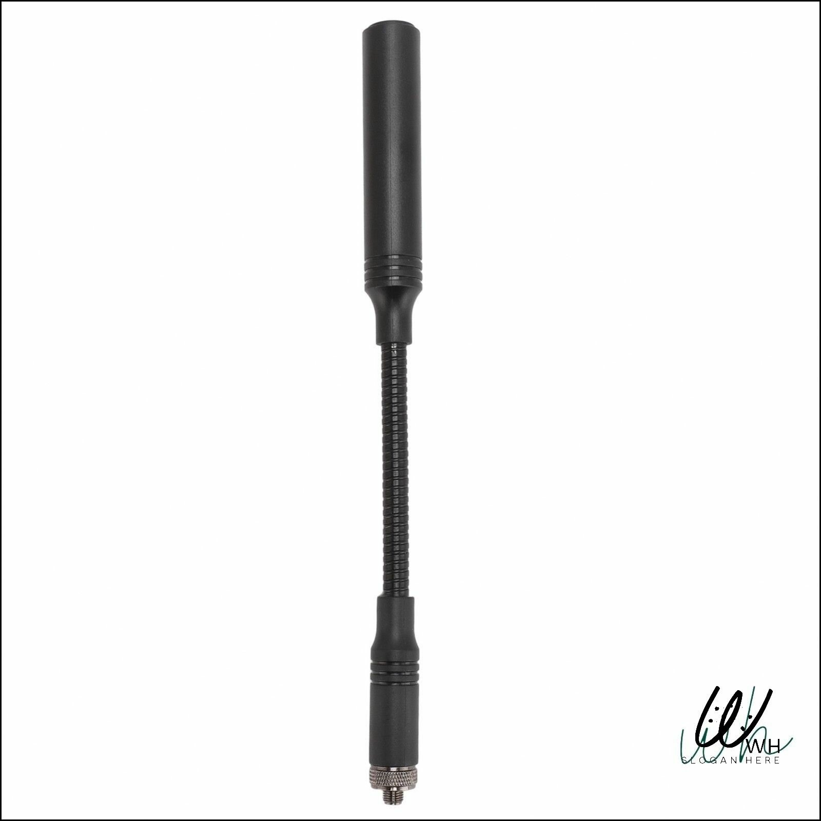 Антенна SMA-F 144/430МГц, металлическая гибкая, для раций