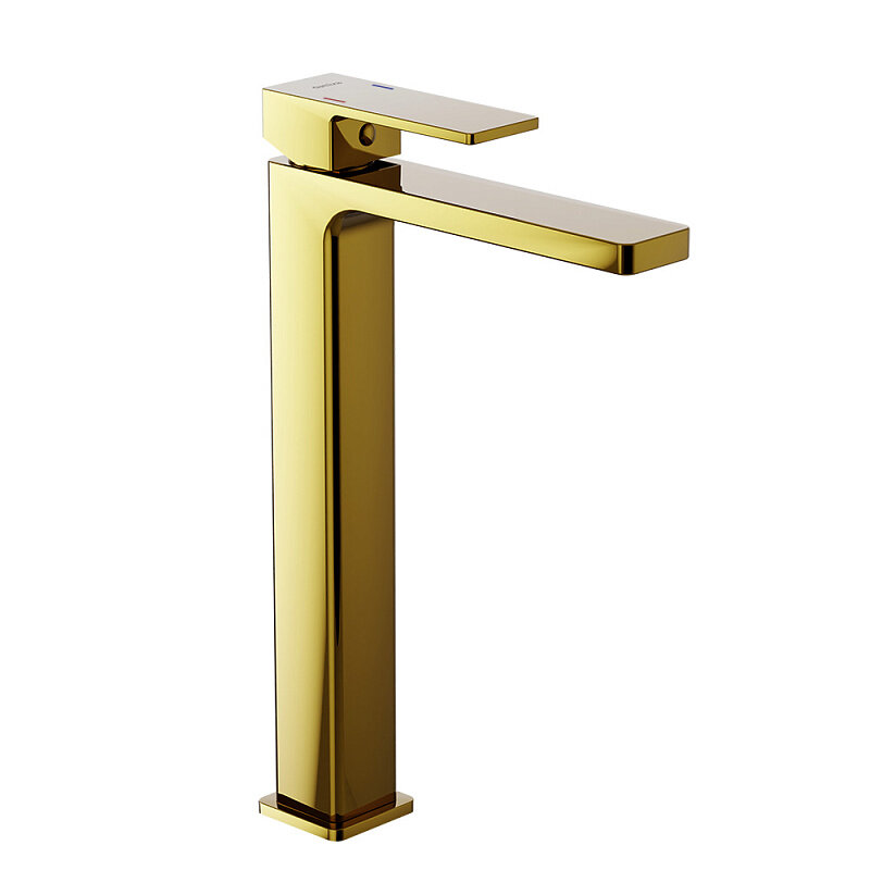 Смеситель для накладной раковины DAMIXA Gala (530250600) золотой