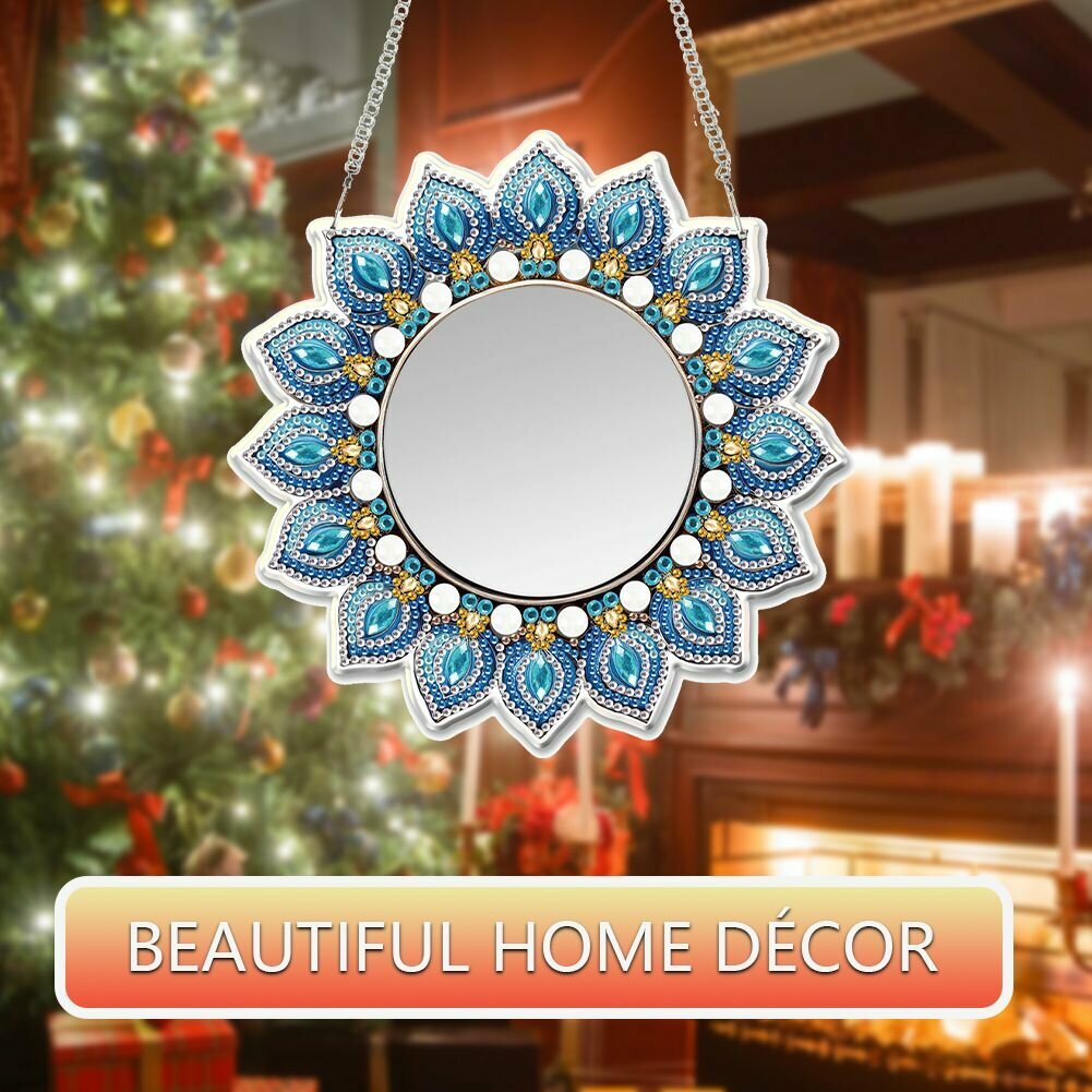 Набор зеркал для рисования Mandala DIY Diamond Art зеркало для макияжа для начинающих