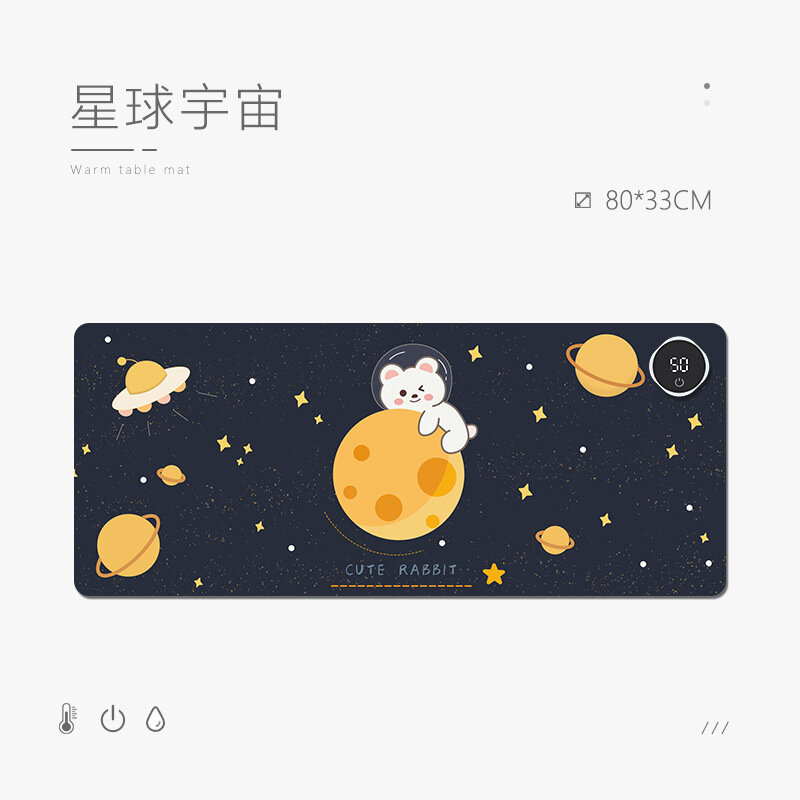 Настольный подогреватель для рук, офисный компьютерный планшет, нагреваемый коврик для мыши, подогреватель для стола студента