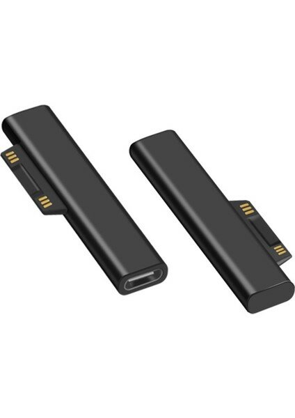 Адаптер Type-C для зарядки Surface PD Fast Charging Plug, черный, USB-C женский разъем, материал ABS, совместим с Surface Pro 3 4 5 6 Connector USB-C Type-C Surface Book Surface Laptop, 1 x PD Fast Charging Plug, 45W или выше 15V выход, импортный