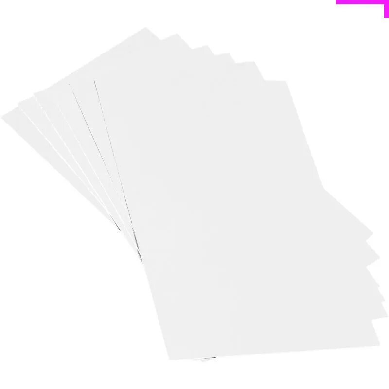 6 шт. металлических пустых табличек для сублимации, алюминиевая пластина, фото 20.00X15.00X0.10CM белая