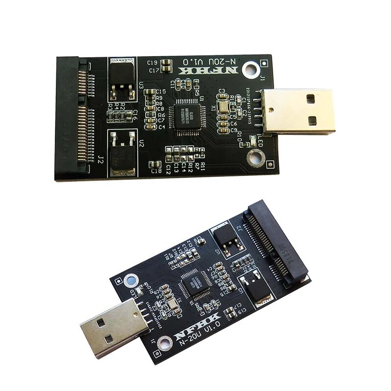 Карта адаптера USB 2.0 к mSATA SSD Карта адаптера mSATA SSD к USB 2.0