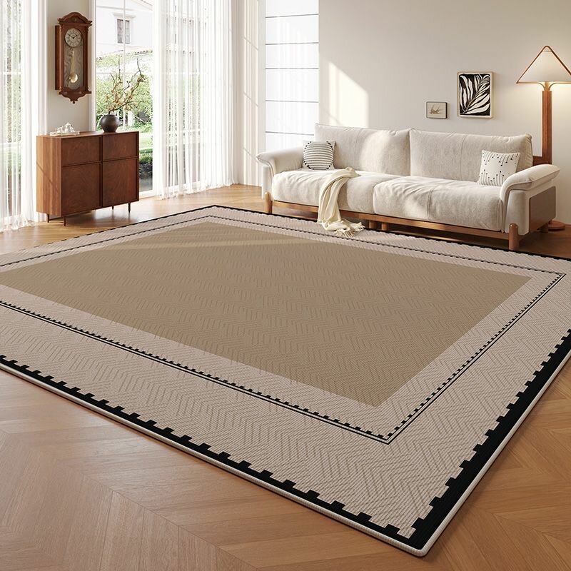 Ковер для гостиной в французском стиле, высококачественный, большой площади, устойчивый к грязи, легко чистится, коврик для дивана и кофейного стола, домашний нескользящий ковер для спальни