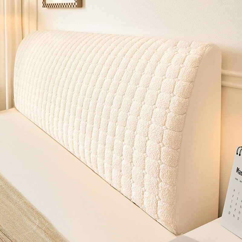 2025 Новый облачный бархатный чехол для изголовья кровати, эластичный пылезащитный чехол, универсальный чехол для деревянного изголовья кровати, съемный и стираемый
