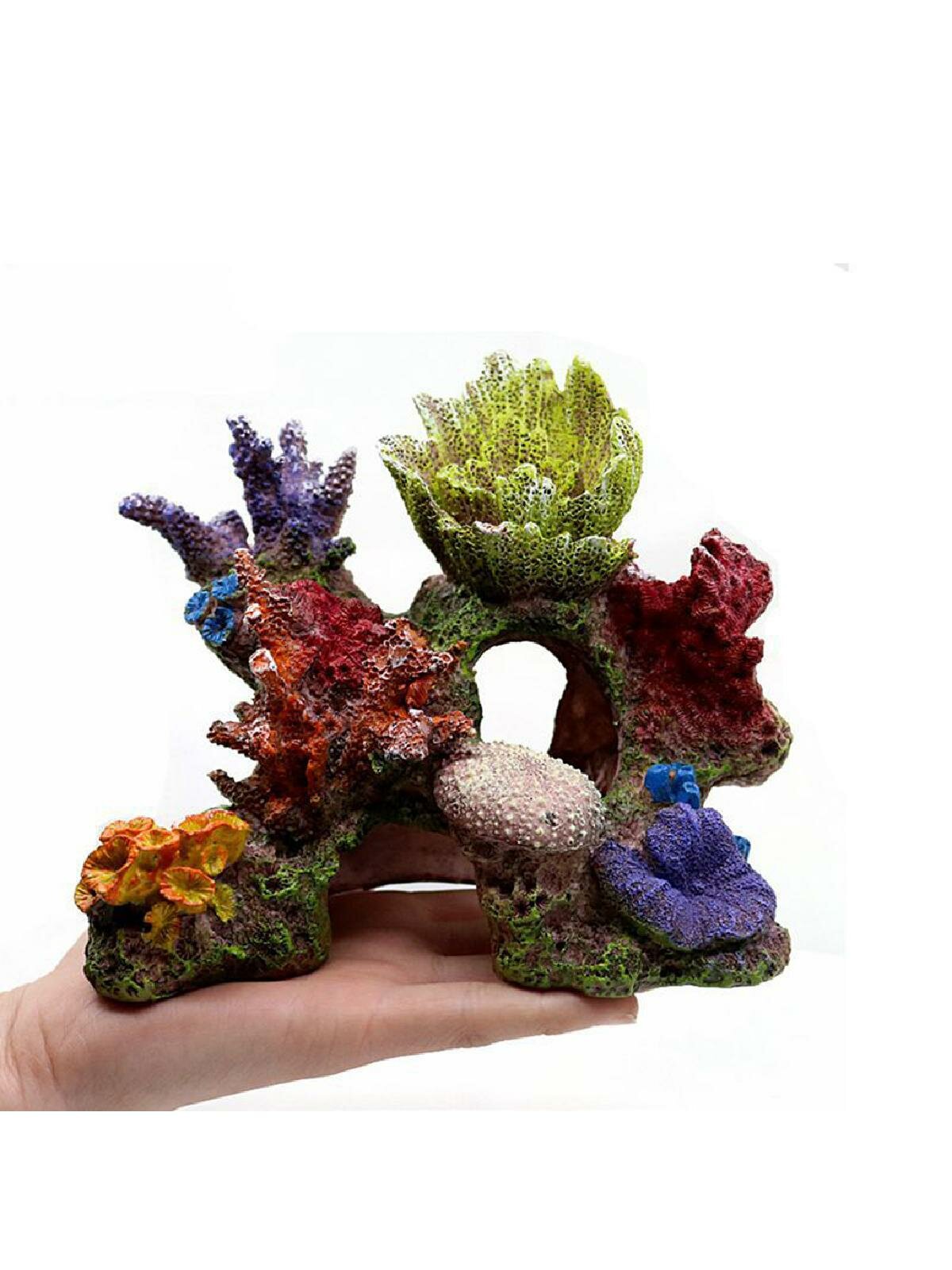 Аквариумная смола Риф Искусственная коралловая пещера для аквариумов украшения из смолы коралл