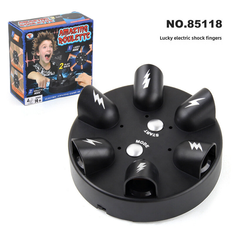 Кросс-бордерный источник детектора лжи вечеринка правда или действие ток шокового дуального режима новинка трюк игрушка (NO. 85118 Lucky Shock Finger 245.8g)