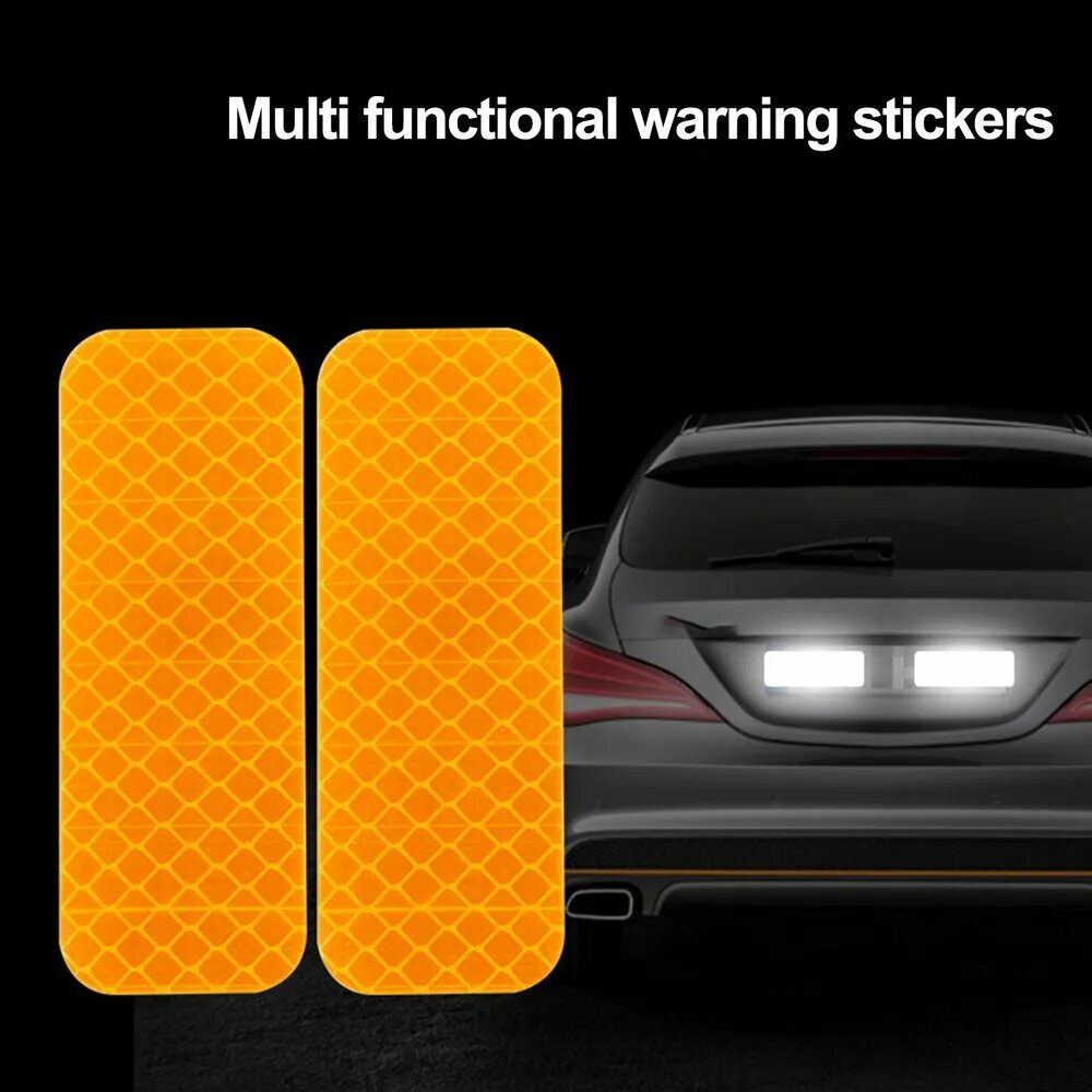 Светоотражающие наклейки в наборе из 14 шт на автомобиль, самокат, велосипед и коляску, фликер на одежду, обувь и рюкзак, светоотражатель для двери авто