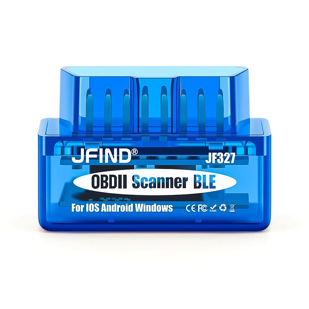 Автосканер JFIND ELM327 V1.5 OBD2 Bluetooth 5.1 Для Android И iOS, Диагностический Инструмент Для Автомобилей, Считыватель Кодов