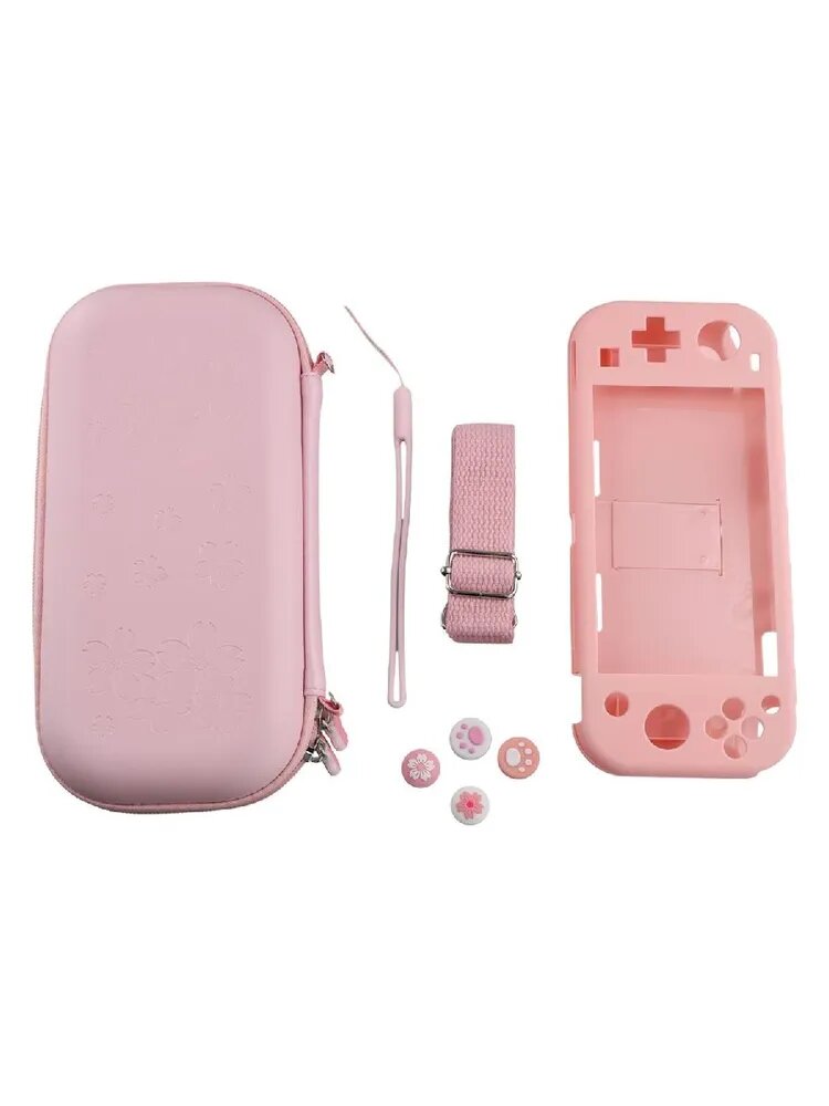 Розовый Чехол Для Переноски, Совместимый Для Nintendo Switch Lite