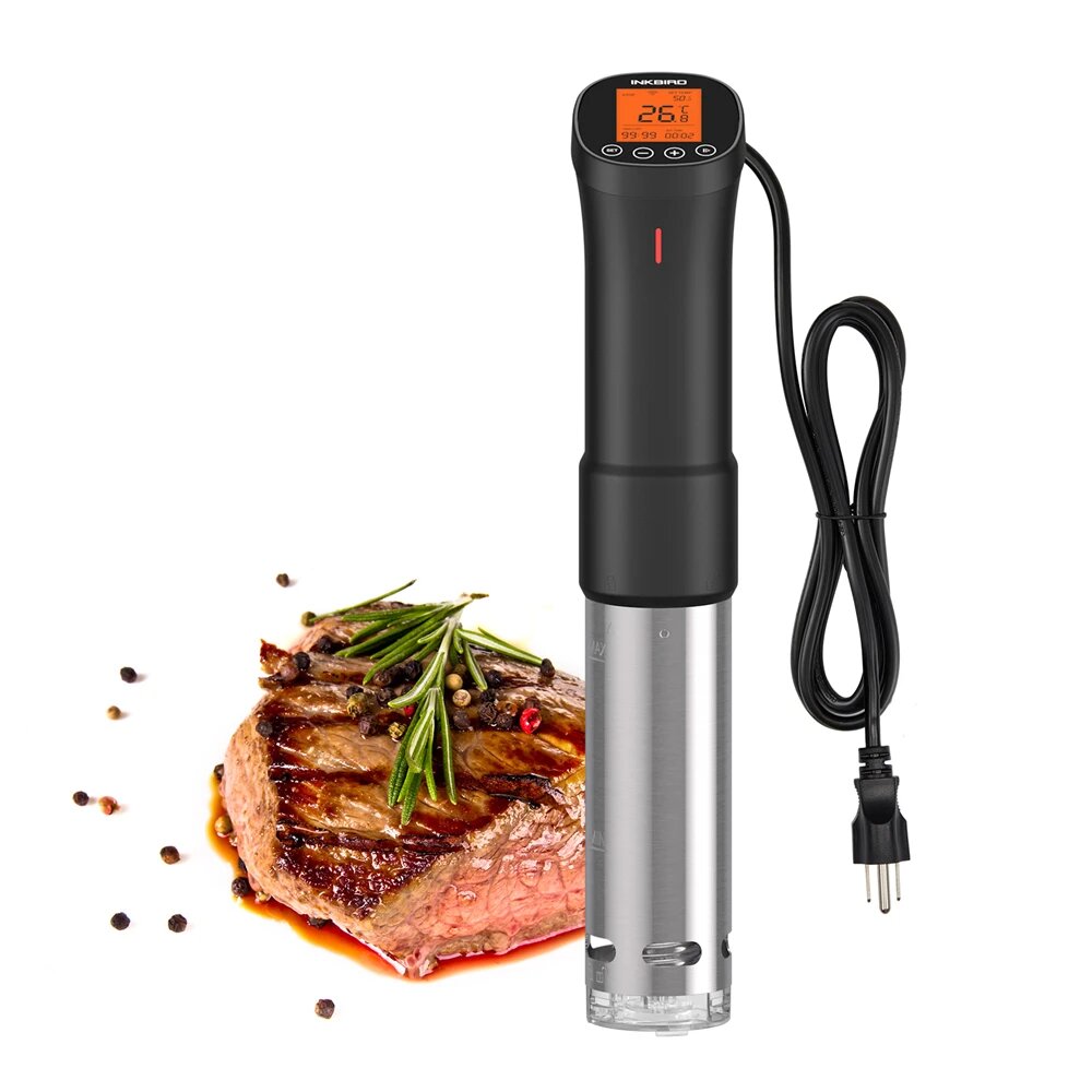 Паровой приготовитель с точным регулированием температуры INKBIRD Culinary Sous Vide ISV-200W с Wi-Fi мощный и прочный иммерсионный циркулятор с компонентами из нержавеющей стали