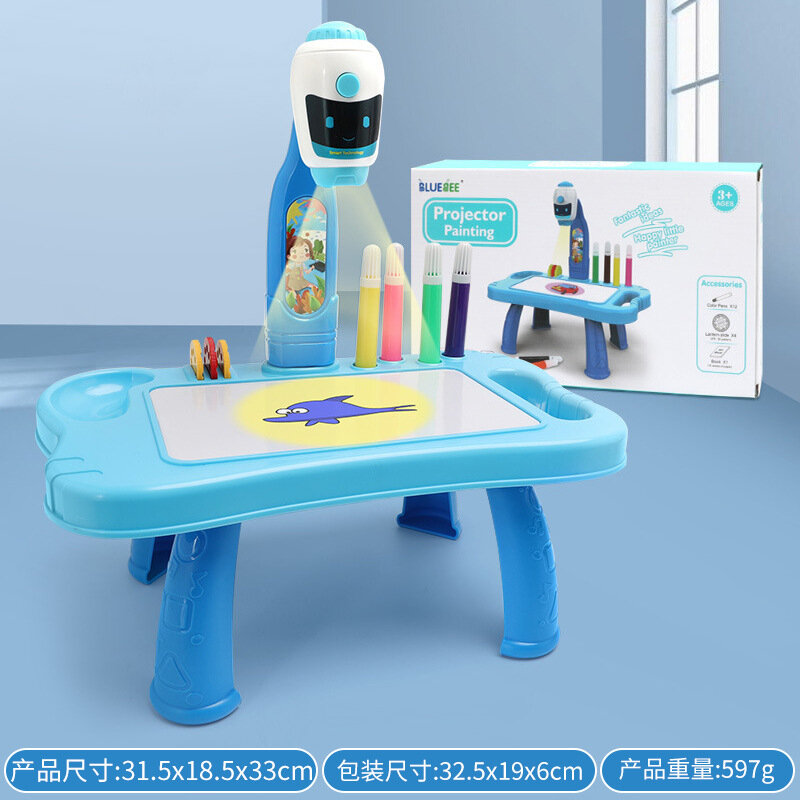 Детский умный проекционный стол для рисования, проекционная доска для рисования, умное раннее образование, развивающая игрушка для рисования