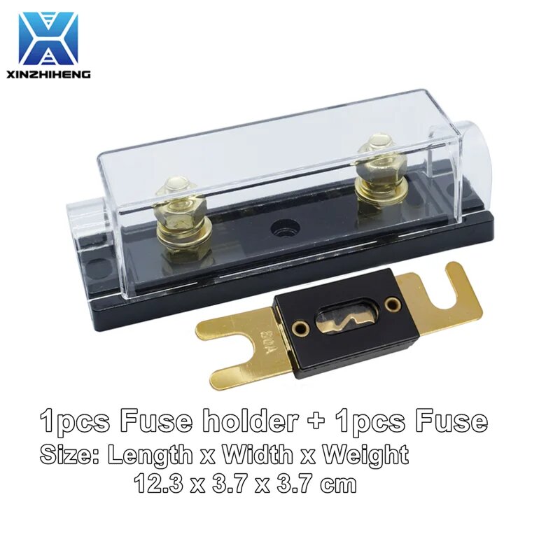 1 комплект ANL Автомобильный предохранитель Иметь Амп предохранитель 60A 80A 100A 200A 300A 400A 500A Кронштейн предохранителя Тип установки болтового соединения