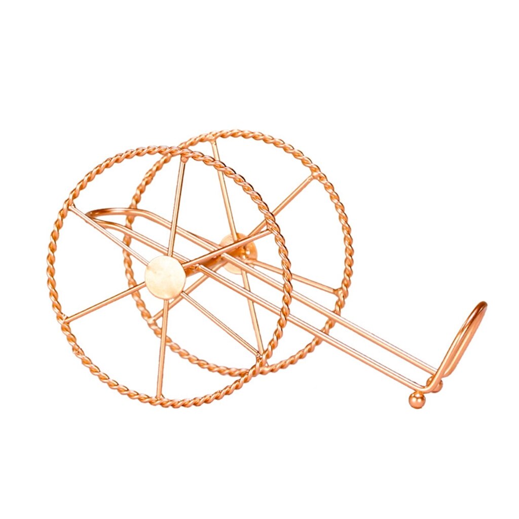 Элегантные металлические пушки для винного держателя стола центральные части стойки железо текстура