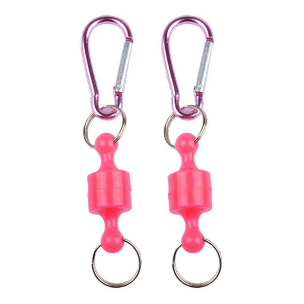 Магнитная застежка для кемпинга, 2 шт, Розовый