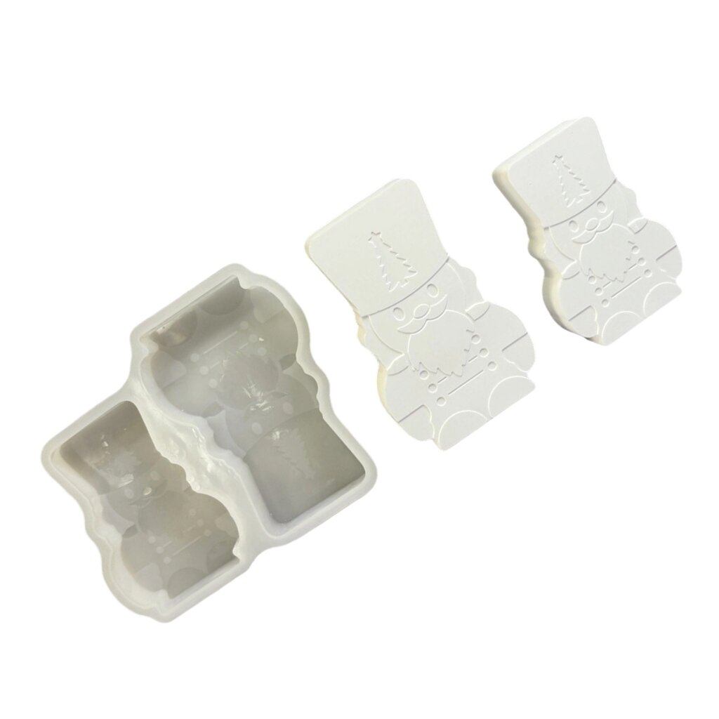 Силиконовая Форма для изготовления Щелкунчиков Ручной Работы из Смолы для Изготовления Свечей И Мыла С Легким Дизайном