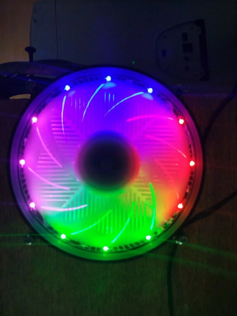 Кулер для процессора Intel, 1700, Snowman A-115 Алюминий с подсветкой