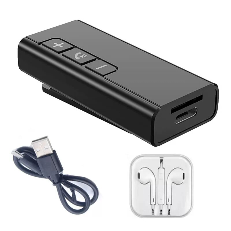 Беспроводные наушники-зажимы Bluetooth с наушниковым кабелем, длительным сроком работы и шумоподавлением для HD-звонков