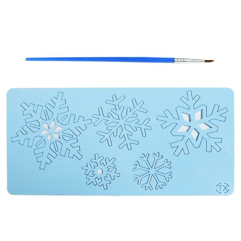 Шоколадная глина для творчества, снежинка