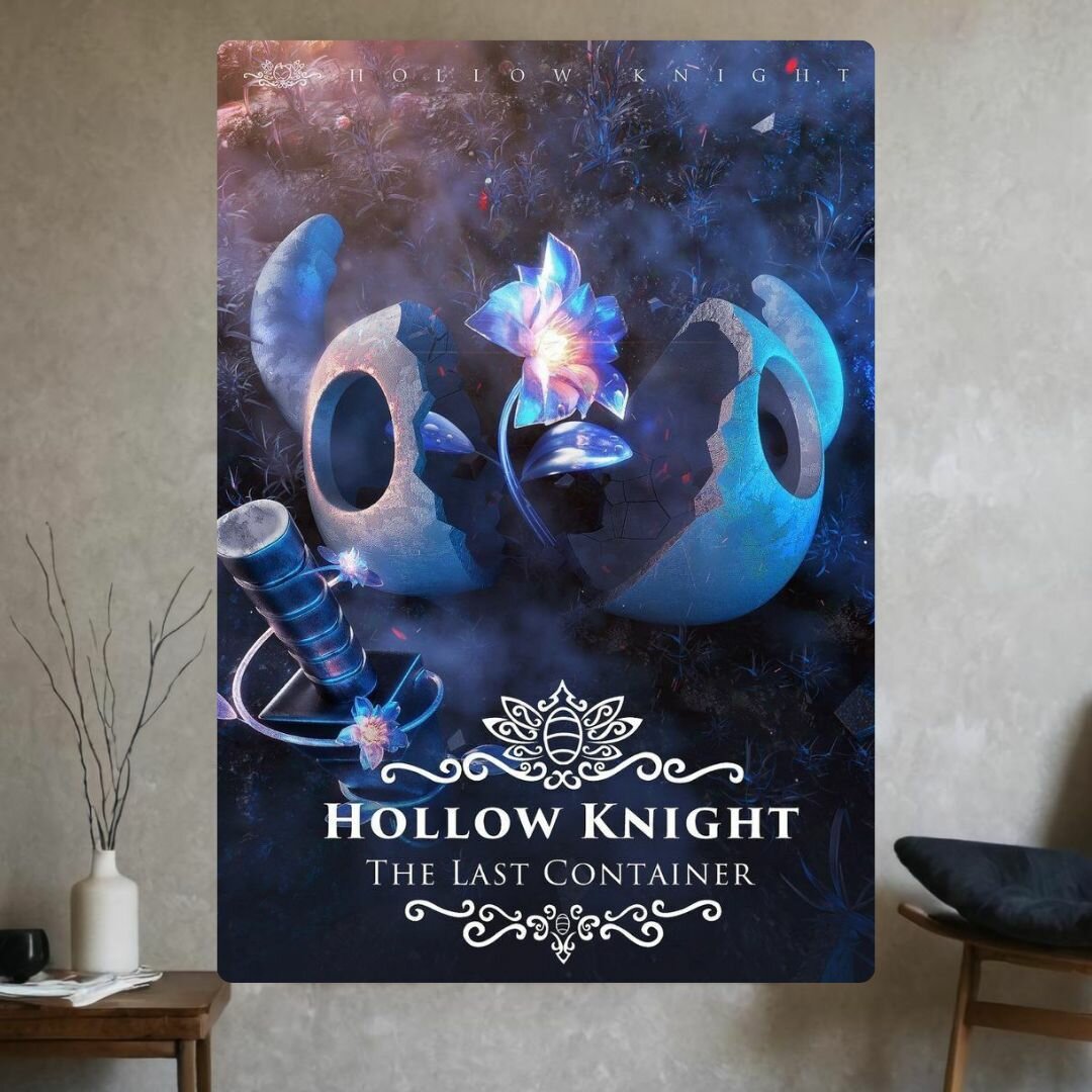 Картина на металле Hollow Knight: Silksong, 20*30см
