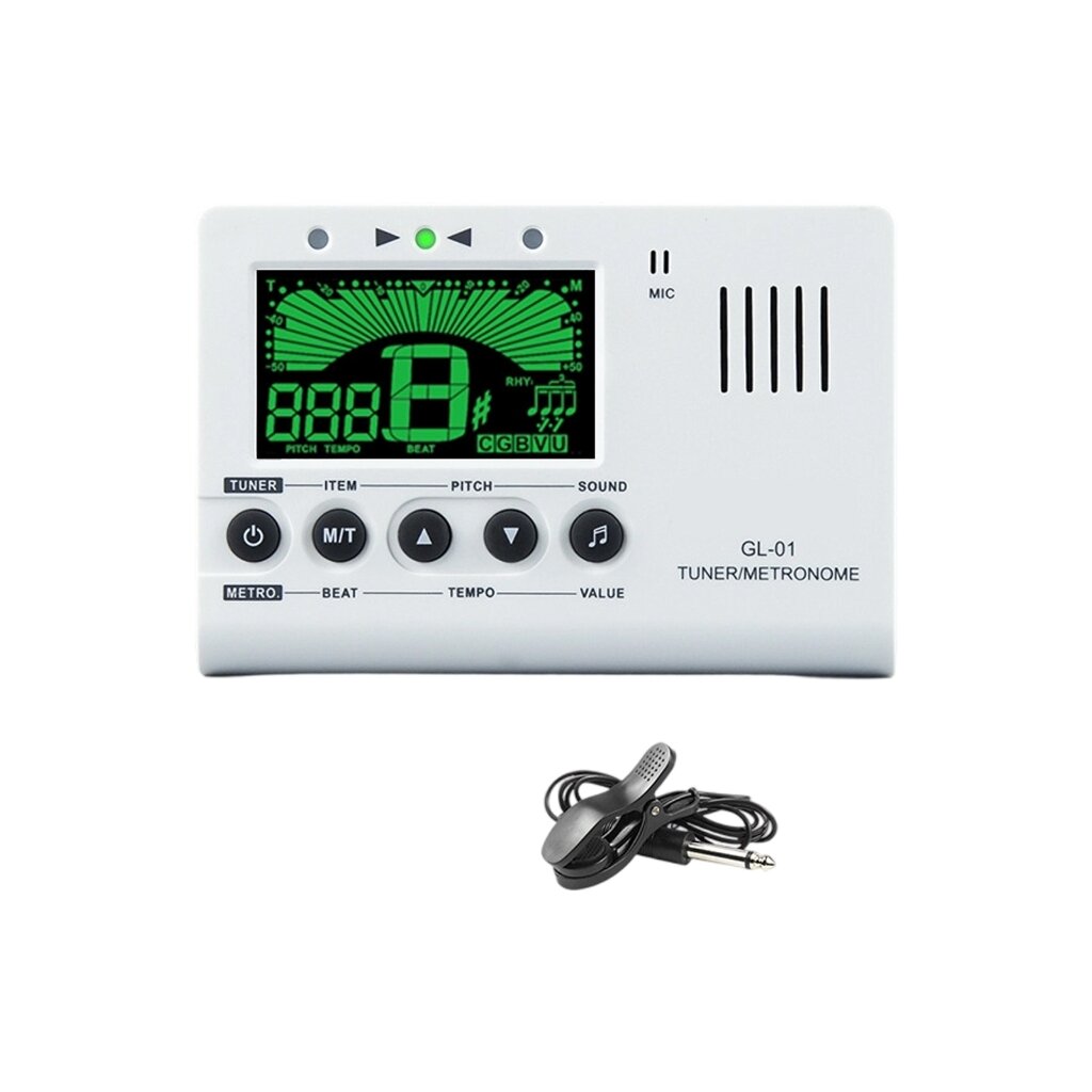 Гитарный тюнер "Три в одном", тюнер-метроном