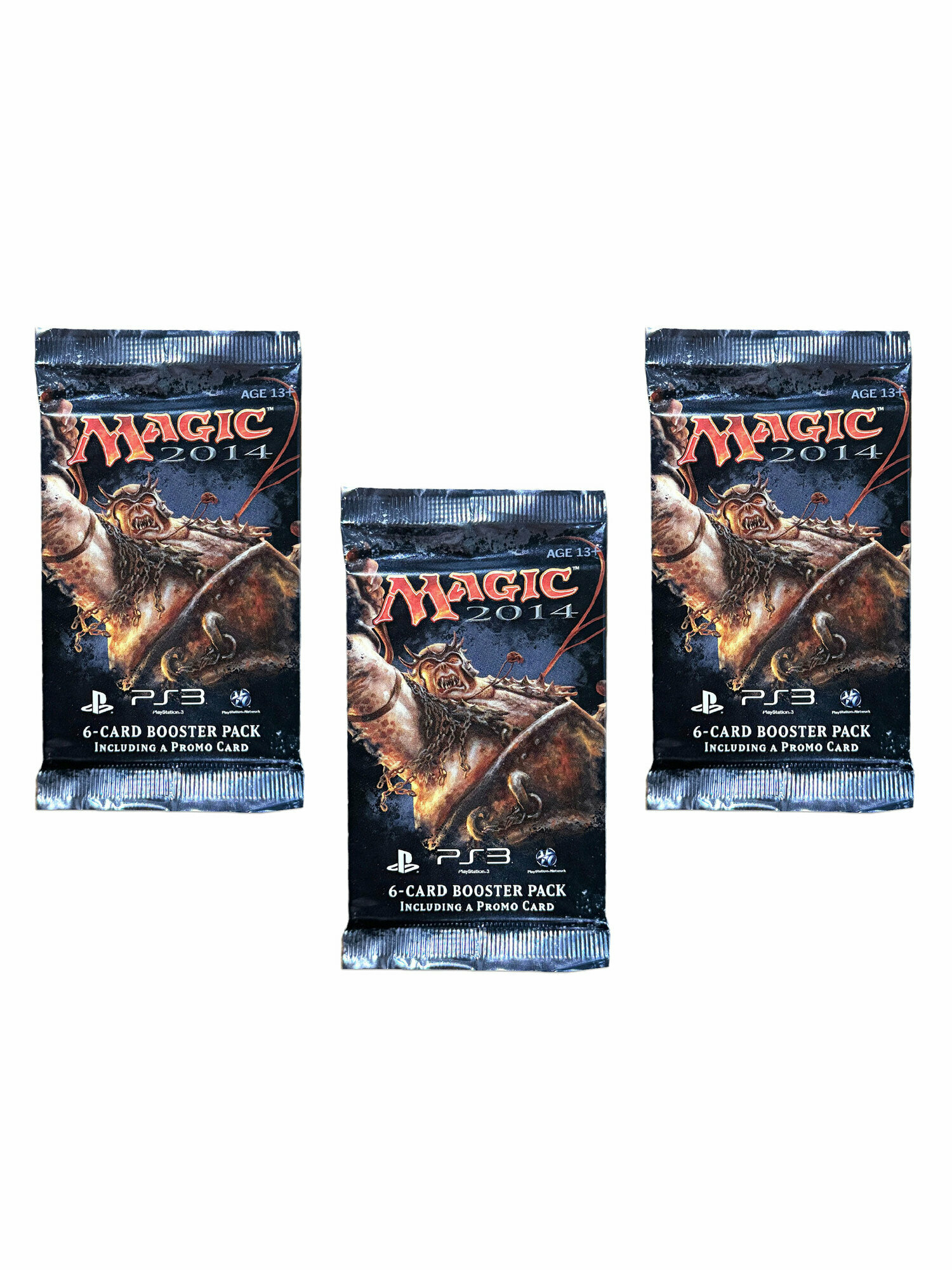 Magic The Gathering: 3 промо-бустера MTG издания Playstation 2014 на английском