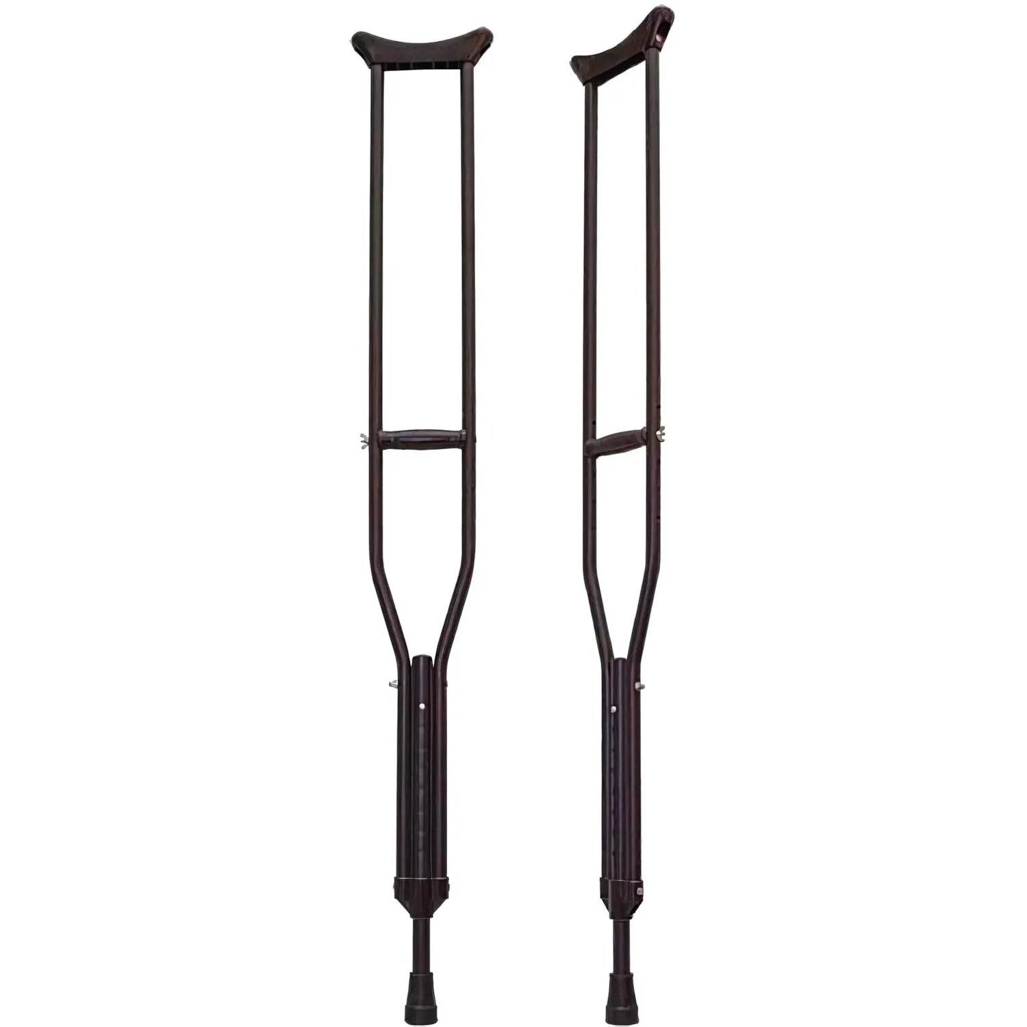 Костыли опорные алюм. спл. с регулируемой ножкой для взрсл. (рост 165-190)