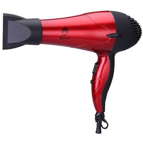 ФЕН для волос 1400ВТ 2 РЕЖ мощн темп ионизация концентратор черн/красн василиса DELTA