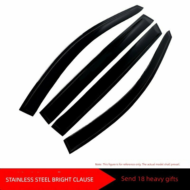 Дефлекторы окон (ветровики) для Subaru XV, Forester, Legacy, Outback, Ascent – защита от дождя 13-18 Форестер#Черный