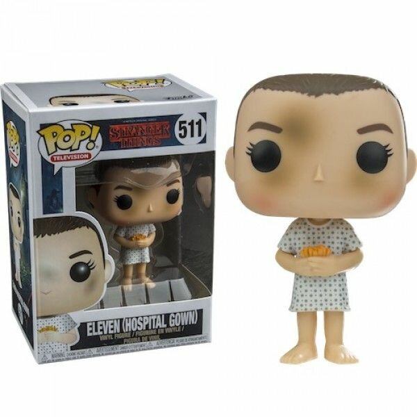 Фигурка Funko POP Eleven Hospital Gown из сериала Stranger Things / Одиннадцать из Очень странные дела, Фанко ПОП