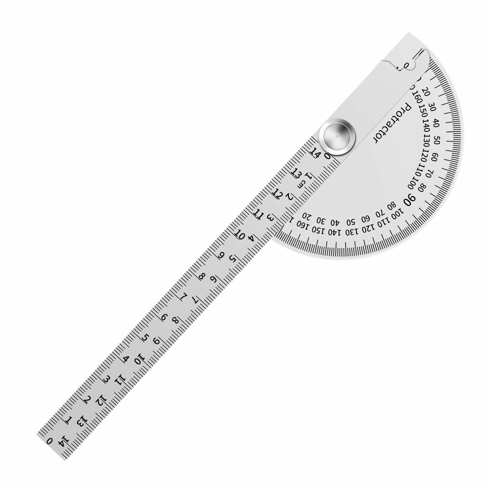 Угловой транспортир, линейка из нержавеющей стали для поиска углов