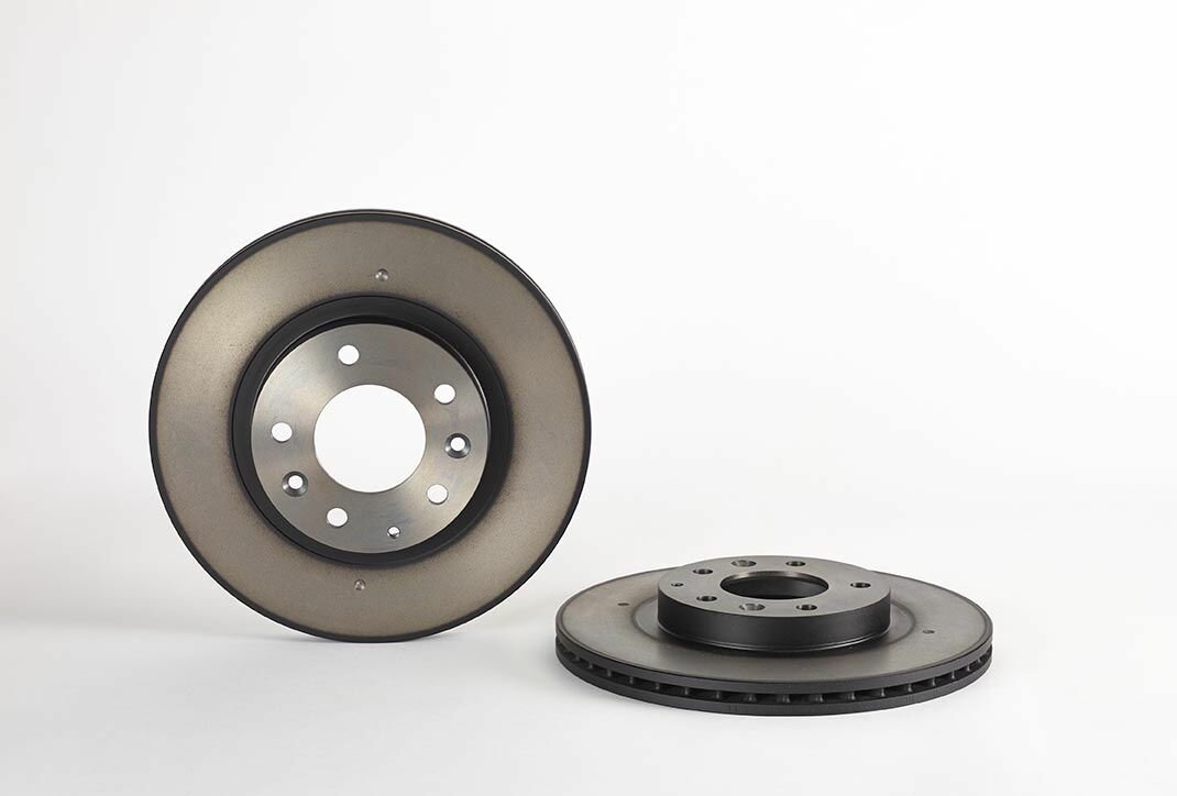 Диск тормозной вентилируемый передний BREMBO (09. B042.11) Prime UV Coated