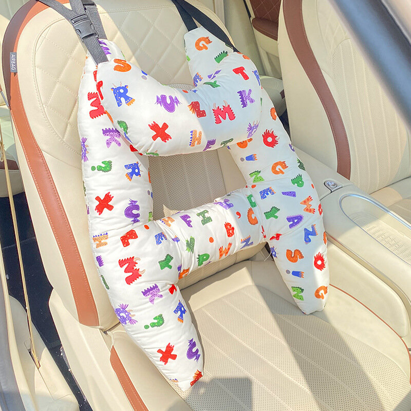 Подушка безопасности для детей на заднем сиденье автомобиля, пара подушек для сна в детском автокресле, защитник плеч, анти-удушение