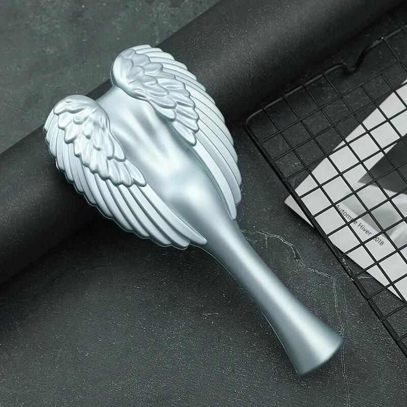 Расческа Для Волос Angel Wings, Уникальная Форма И Практичное Назначение Которой Привлекли Большое Внимание. расческа для волос ангельские крылья уникальная форма