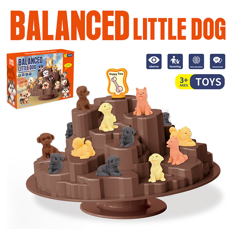 Игра на баланс, бурый медведь, белый медведь, корова, кролик, десерт, щенок, развивающая интерактивная детская
