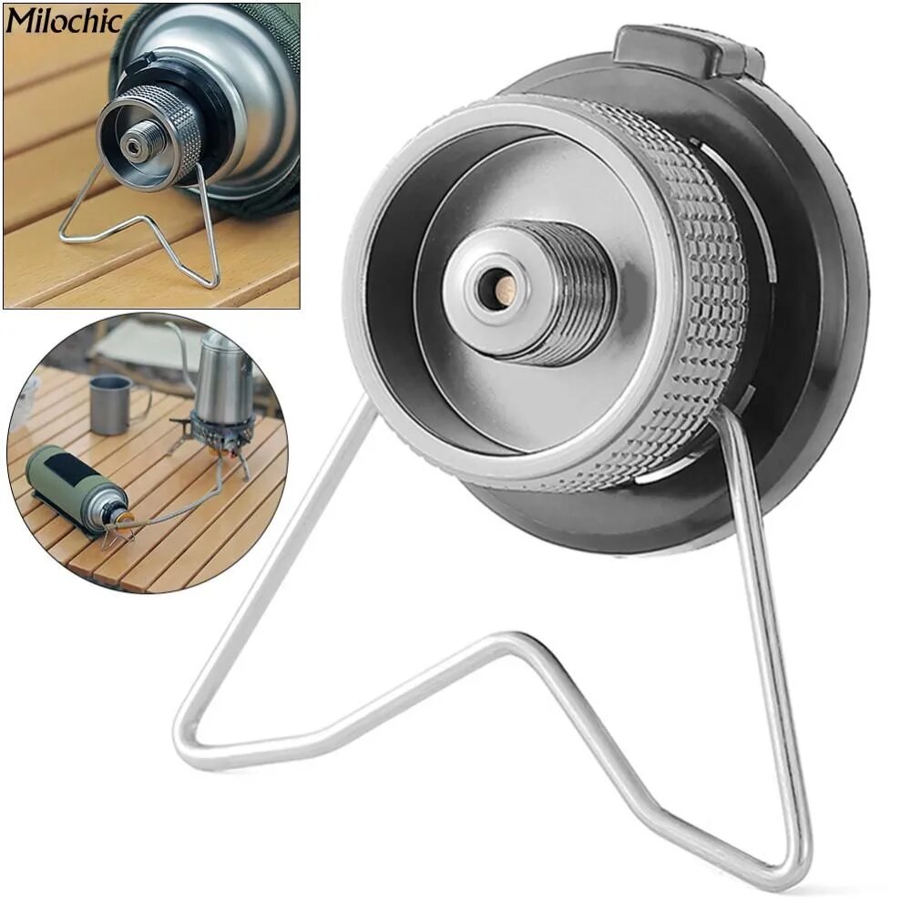 Портативный адаптер для газовой плиты с бутановым соединителем для газовой плиты из алюминиевого сплава