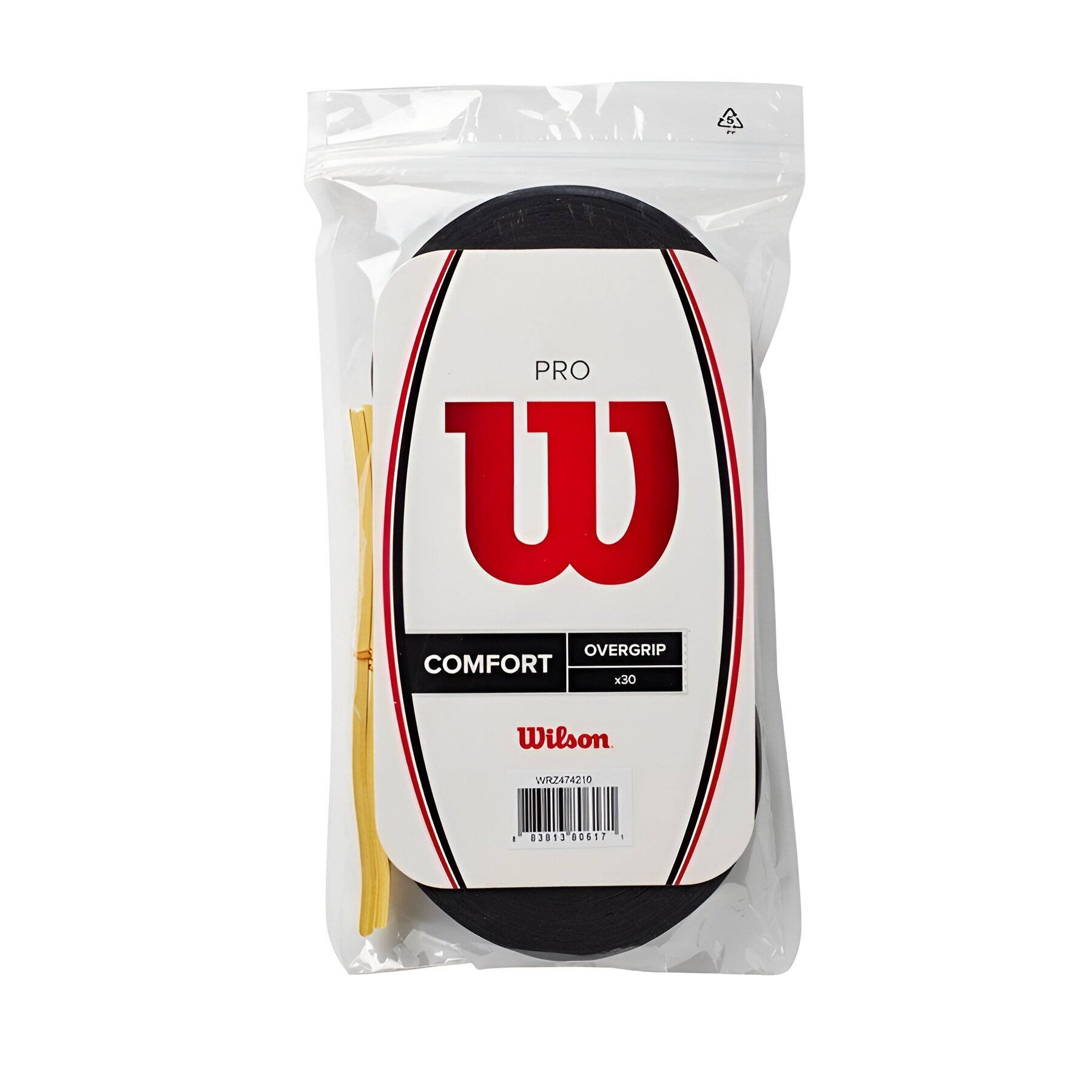 Аксессуары для тенниса Намотка овергрип WILSON COMFORT PRO черная