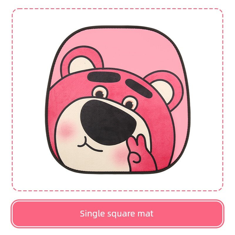 Зимняя плюшевая накидка на автомобильное сиденье, теплая флисовая утолщенная накидка на сиденье, милый новый цельный