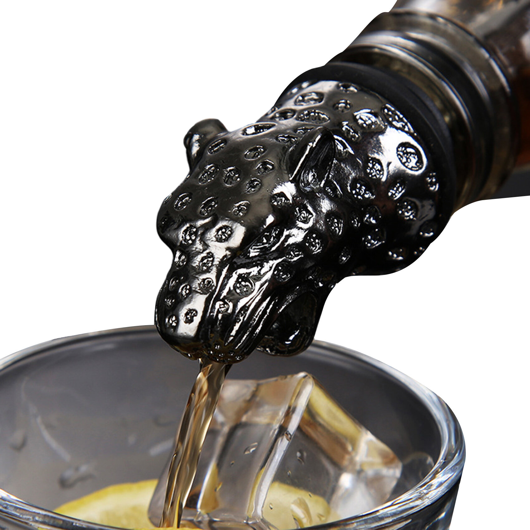 Наполнитель для вина с аэратором из металла Животный налиток для виски Крышка для бутылки с силиконовым резинкой Черный 1# Черный 2# Черный 3# Черный 4# Черный 5# Золотой 1# Золотой 2# Золотой 3# Золотой 4# Золотой 5# Серебряный 1# Серебряный 2#