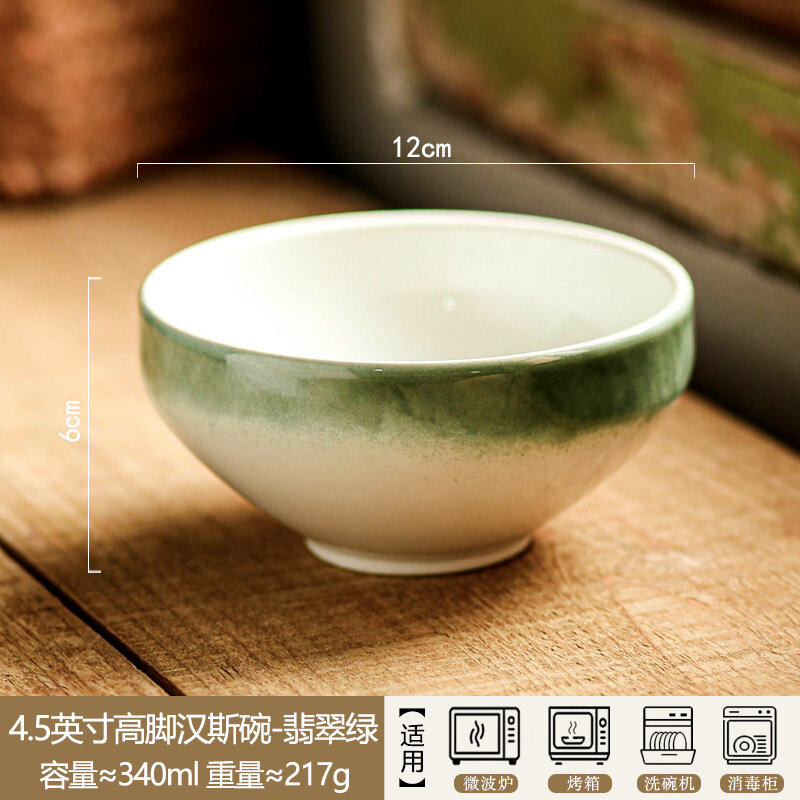 Керамическая высокая чаша для супа, маленькая чашка для овсянки, чаша для завтрака, десертная чаша, высококачественная личная чаша, рисовая чаша для дома