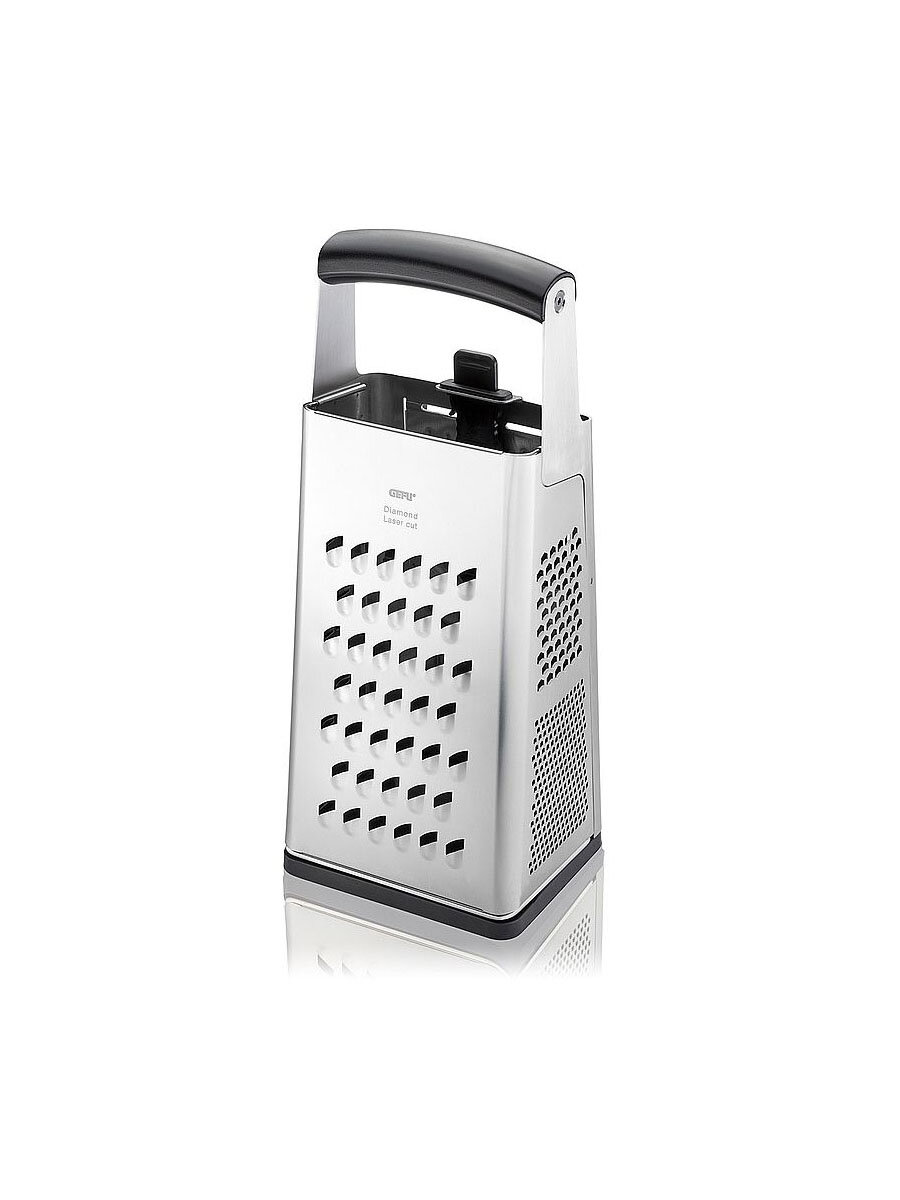 Терка четырехсторонняя GEFU V-Cut, 7 в 1 V-CUT, 28 х 12 см, нержавеющая сталь