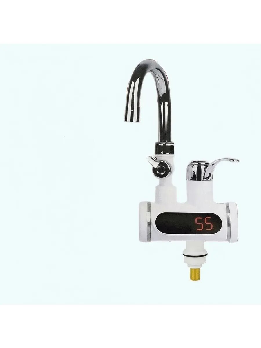 Проточный электрический водонагреватель с душем на кран