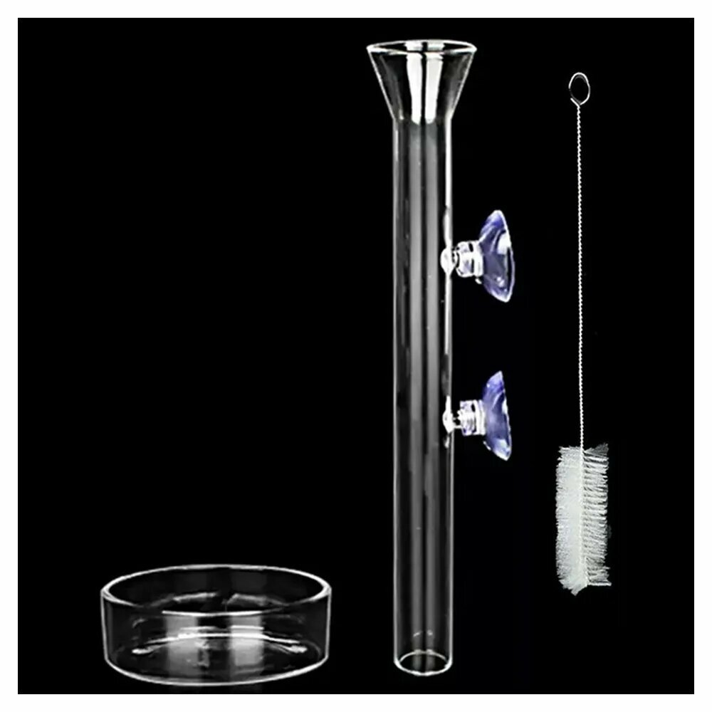 Трубка для кормления креветок и посуда Аквариум