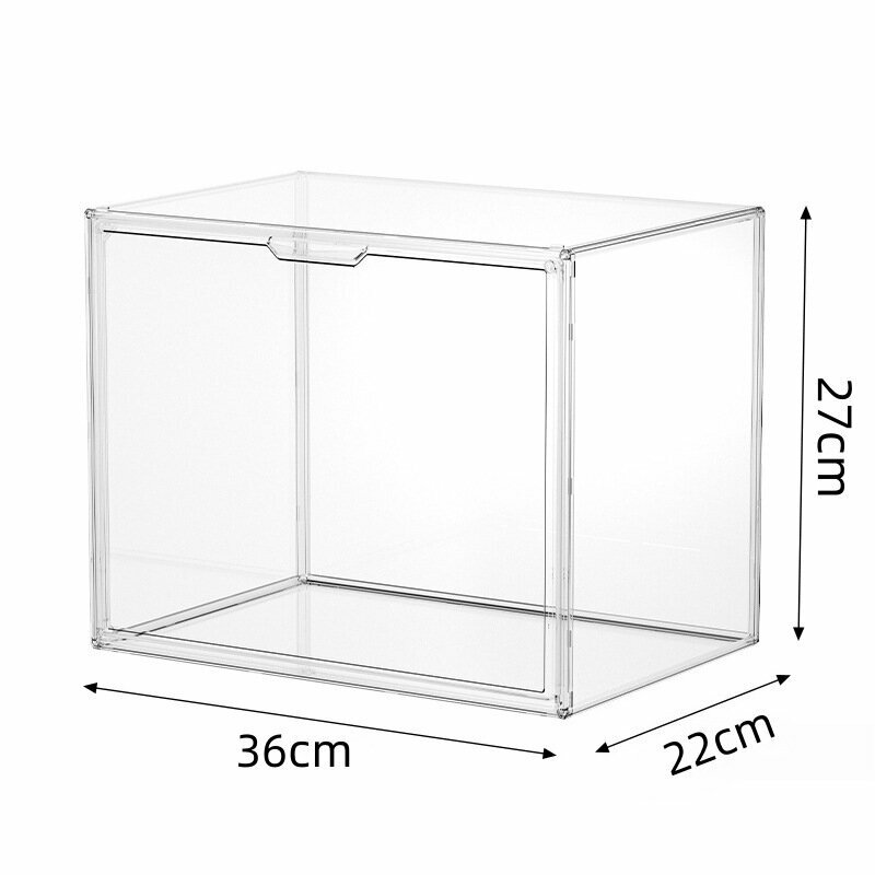 ⭐Коробка для хранения сумок, акриловая коробка для хранения, прозрачная коробка, коробка для хранения мелочей, коробка для хранения закусок, игрушек, стеллаж для хранения⭐