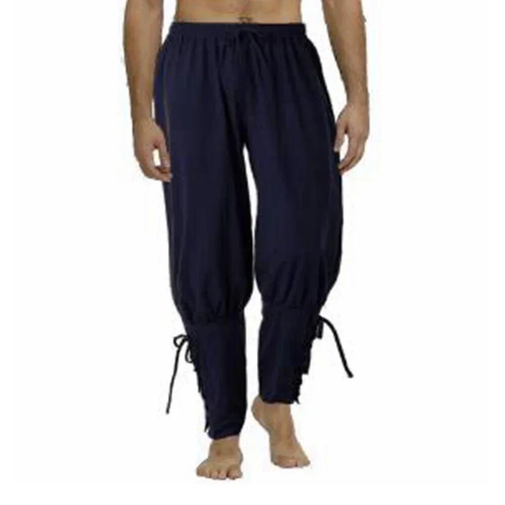 Полиэстеровые пиратские штаны Viking Темно-синий, XL, Темно-синий